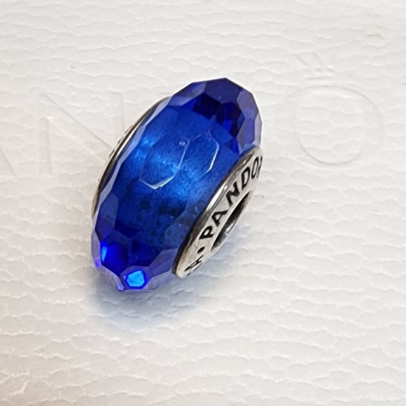 Pandora | Jewelry | Authentic Pandora Fascinating Royal Blue Murano ...
